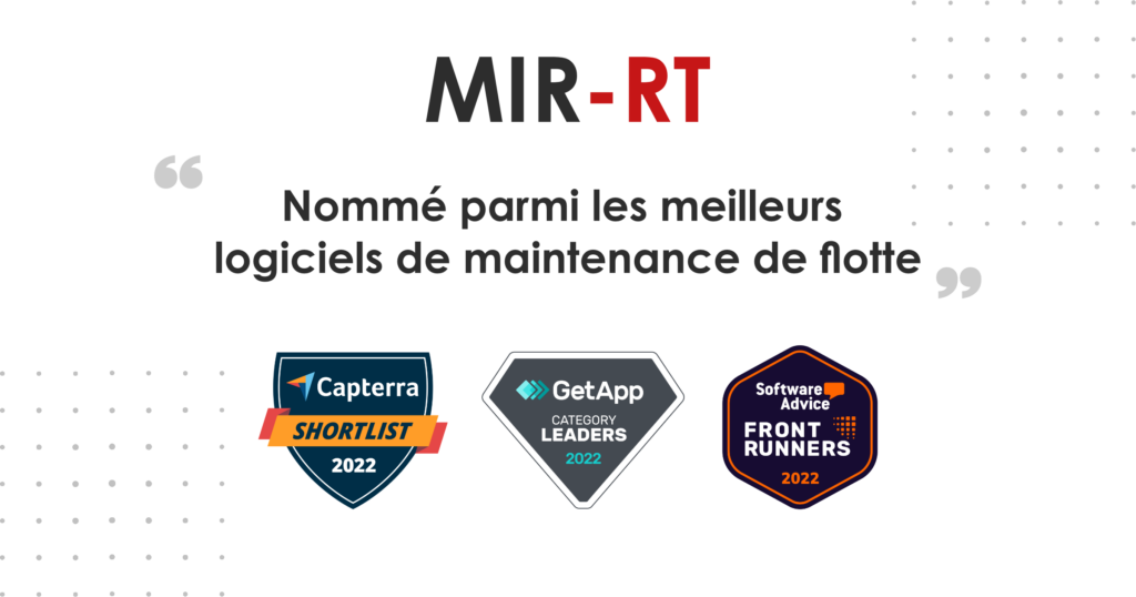 MIR-RT nommé parmi les logiciels de maintenance de flotte les mieux ...
